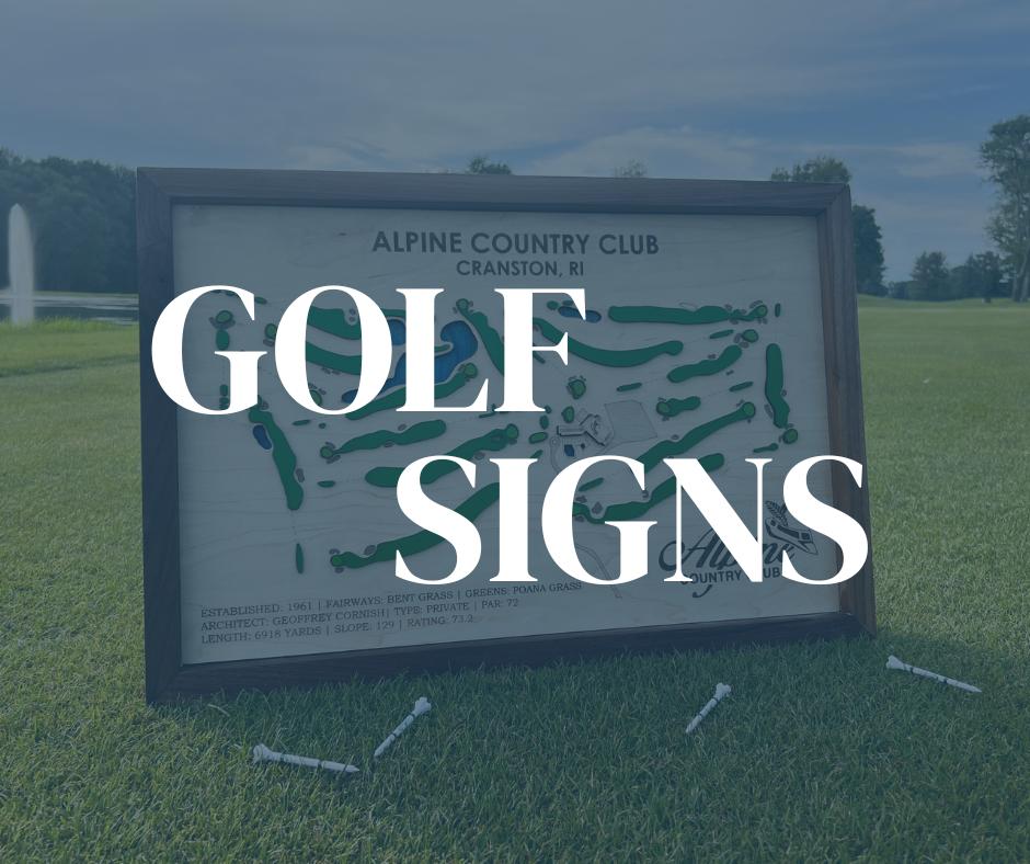Golf Signs – Links & Legends